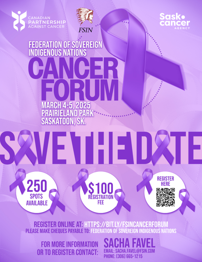 FSIN Cancer Forum - Meadow Lake Tribal Council