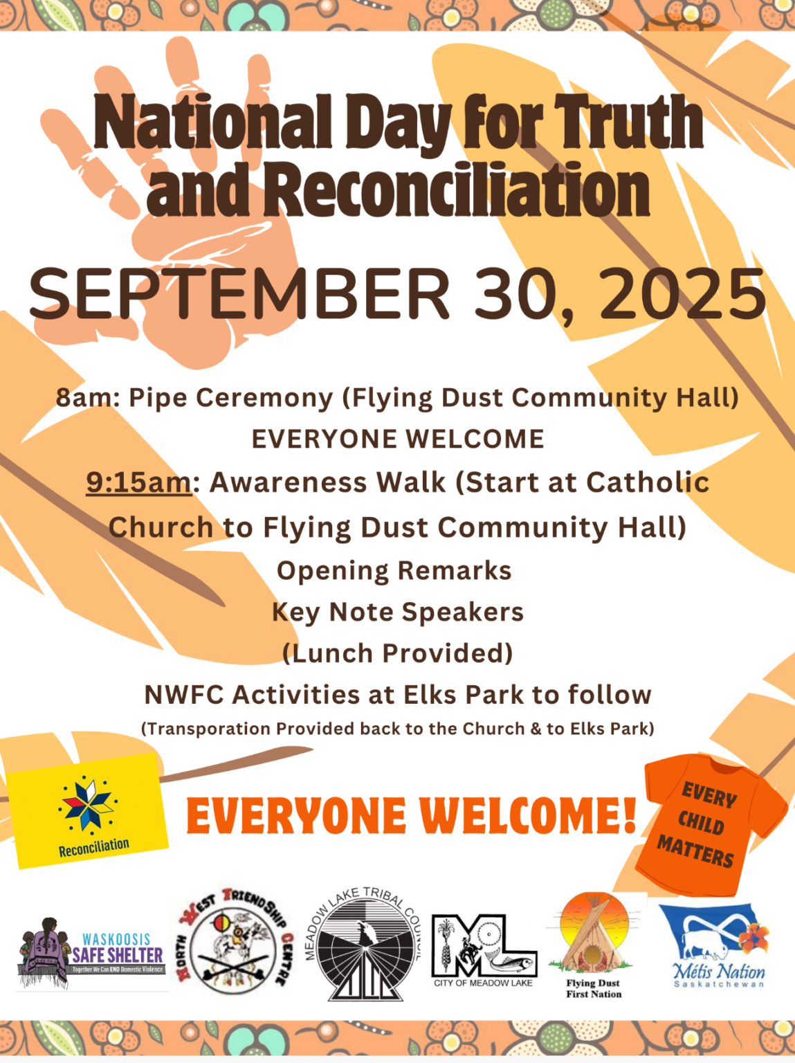 National Day for Truth and Reconciliation - Awareness Walk on September ...
